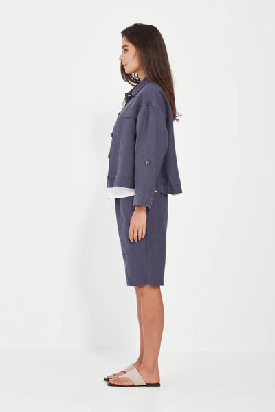 Verge Echo Jacket - Denim – Trends Boutique Midland